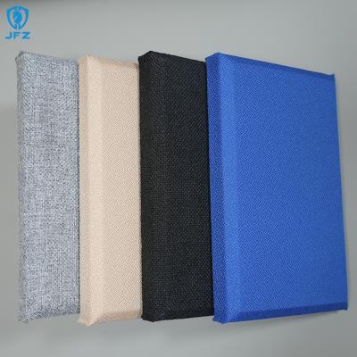 China Sound Absorbing Studio Fabric Acoustic Panels Interior Fiber Glass Cloth Acoustic Panels for sale
