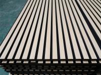 China JFZ 21mm Acoustic Slat Wood Panel MDF Sound Absorbing Ceiling Panel 600x600mm for Office for sale