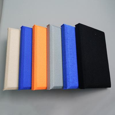 China High Density Fabric Wrapped Acoustic Panel Durable Fiberglass For Cinema for sale