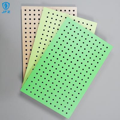 China Modern Design Perforated Acoustic Panel MDF Wood Veneer for Studio for sale
