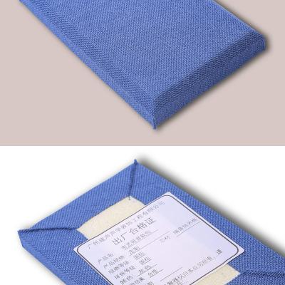 China High-Density Fabric Acoustic Wall Panel Fireproof Fiber Glass Wall Padding for sale