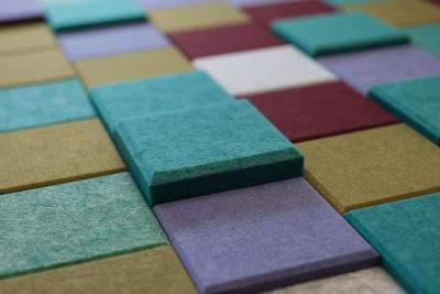 China Natural Polyester Acoustic Wall Board Durable PET Acoustic Felt Panel for sale