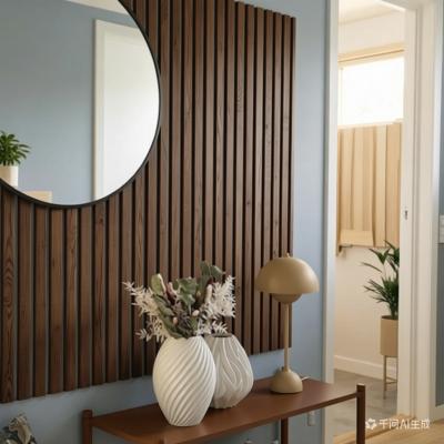 China Decor Interior Acoustic Wood Panel MDF Wood Veneer Melamine Board for sale