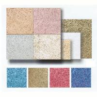 China Customized Wood Wool Acoustic Ceiling Panel Natural Cement Board 1220x2440mm 15mm for sale