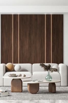 China Customized Acoustic Wood Panel High-Density MDF Melamine Board for sale