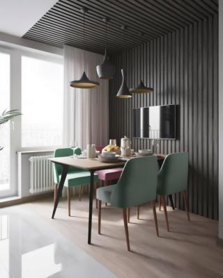 China Black Acoustic Wood Wall Panel High Quality Melamine Board for Home Decor for sale