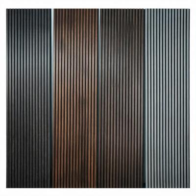 China Various Colors Acoustic Wood Panel MDF Melamine Board for Bedroom for sale