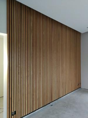 China Interior Decoration Walnut Wood MDF Acoustic Wood Panel for Home Decor for sale