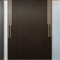 China MDF Wood Slat Acoustic Panel 21mm Sound Absorbing Wall Ceiling Panel for Room Decor for sale
