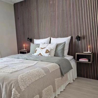 China High Quality 3D Wall Panel MDF Melamine Board Akupanel for Home Decor for sale