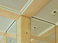 China Perforated Acoustic Panel 600x600mm Sound Absorbing Ceiling Panel for Office for sale