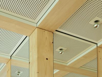China Easy Installation Perforated Acoustic Panel Durable Acoustic Ceiling Panel for Office for sale