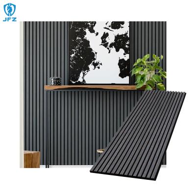 China High-Density Acoustic Wood Wall Panel Fireproof Wood Acoustic Panel for Room Decor for sale