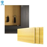 China Perforated Acoustic Ceiling Panel 600x600mm Sound Absorbing MDF Board Fireproof for sale