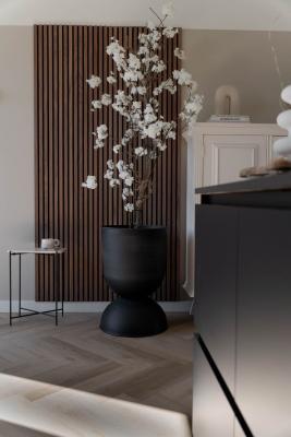 China Easy Installation Wooden Acoustic Panel Modern Design Acoustic Ceiling Panel for Apartment for sale