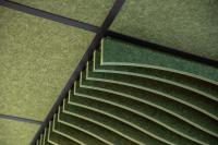 China Customized Acoustic Wall Panel Eco-Friendly PET Acoustic Ceiling Panel for Room Decor for sale