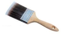 China Tapered Polyester Paint Brush 1-4 Inch with Wood Handle for Professional Painting Applications for sale