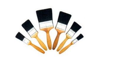 Китай Персонализированная черная кисть из щетины 15 мм 25 мм 50 мм продается