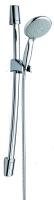 China Chrome Modern Adjustable Shower Riser Rail Kit with One Sprays for sale