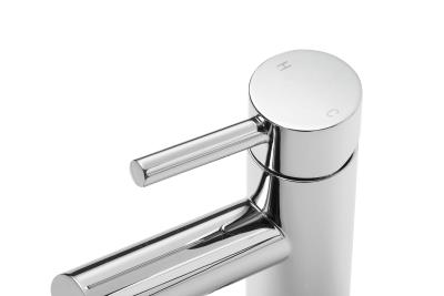 Cina Tappi di miscelazione per bacini montati sul ponte finitura cromata lucidata altezza 150 mm in vendita