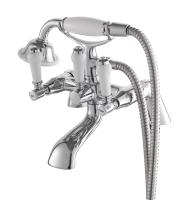 China Classical Bath Shower Mixer Taps Polished  with Double Handle for sale