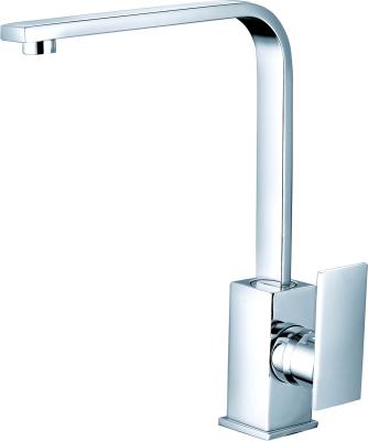 China Moderne keukenmixer kraan kranen Messing materiaal met een enkel handvat Te koop