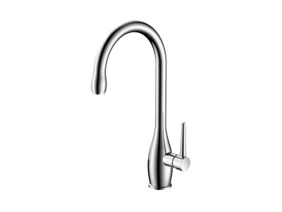 China Moderne keukenmixer kraan Stijlvol ontwerp met een enkel handvat T81055 Te koop
