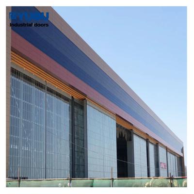 Cina Industriale automatico scorrevole della porta del hangar per aerei del pannello della lega di alluminio grande in vendita