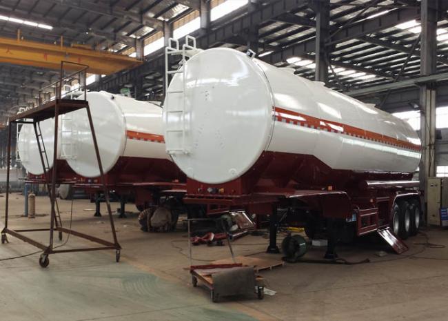 Fuel Tanker Trailers ready to shipping to africa