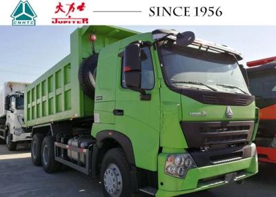 China Euro 4 LHD Tipper Truck , HOWO A7 Tractor Dump Trailer Superior Heat Dissipation for sale