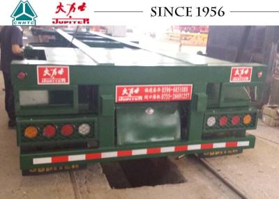 China Remolque esquelético resistente del envase del árbol de 20 pies 3 con alta eficacia del transporte en venta