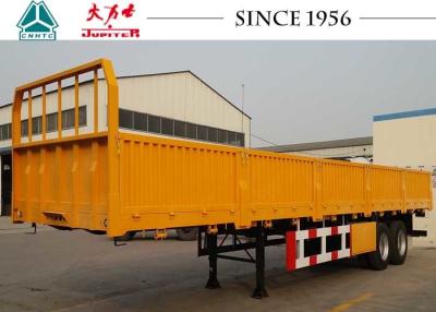 中国 2 つの車軸側壁のトレーラー、平面装置のトレーラー 40000 Kgs のペイロード 販売のため
