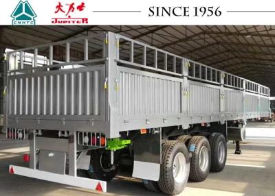 中国 耐久財13メートルの落下側面のダンプのトレーラー耐衝撃性の40トンのペイロード 販売のため