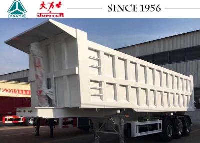 中国 BPWのブランドの車軸が付いている65トン3車軸頑丈なダンプカーのトレーラーの注文次元 販売のため