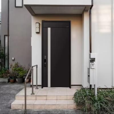 China Custom Anti Theft Finished Steel Security Door Optional Handle For Home for sale