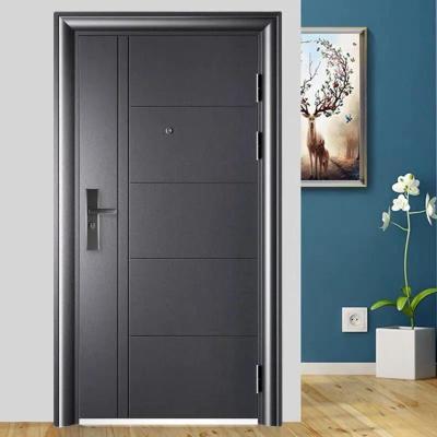 China Anti-Theft Customizable Steel Door Sleek Modern for Residential Front Entry for sale