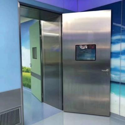 China Automatic Airtight Aluminum Alloy Door Invisible Hinge For Operating Room for sale