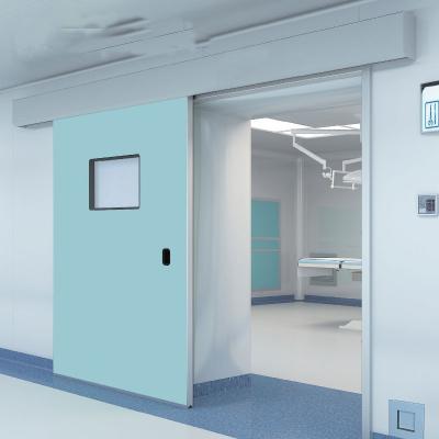 China Push Pull Hospital Patient Room Door Purification Glass Stainless Steel Door Customized for sale
