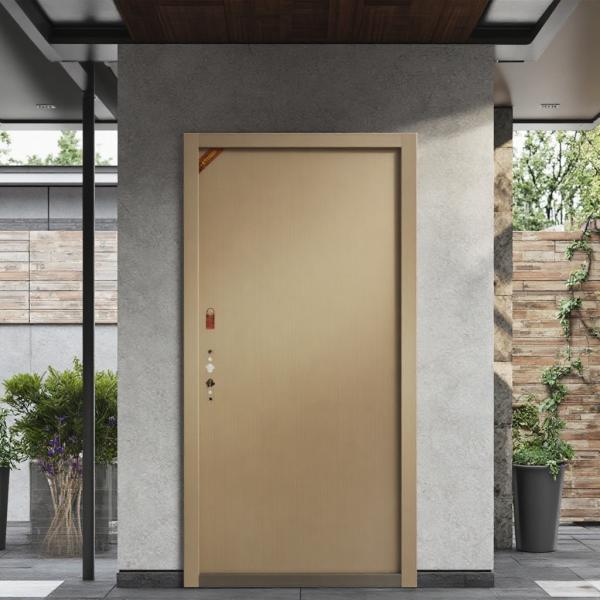 Quality Durable Fireproof Outdoor Entrance Door Swing Steel Fire Door for sale