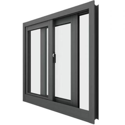 China Sliding Thermally Broken Aluminum Windows Double Glazed Soundproof Screen For Villa House for sale