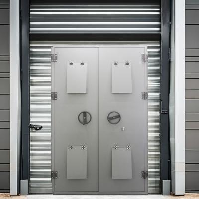 China Explosion Proof Steel Vault Door Manual Opening Double Security Protection for sale