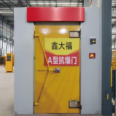 China Anti Theft Explosion Proof Steel Door 30 - 1000KPa Static Load Resistance for sale