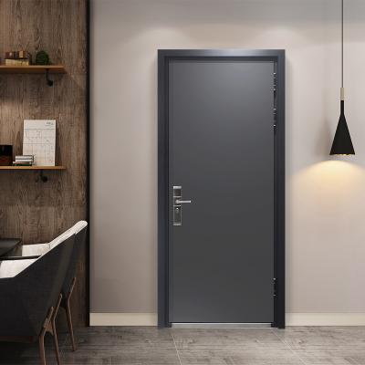China Cold Rolled Galvanized Steel Door Standard Size for Home Exterior Security for sale