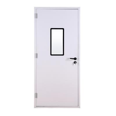 China Customized Swing Cleanroom Door Wrought Iron Aluminum For Clinics for sale