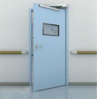 China Push Pull Pharmaceutical Clean Room Door Single Leaf Swing Door Customized for sale