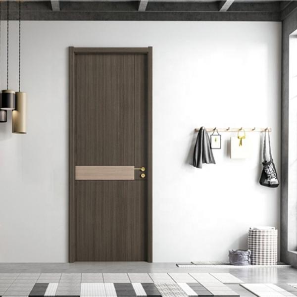 Quality Sleek Modern Solid Wood Doors Set Paint Surface Technology For Bedroom Bathroom for sale
