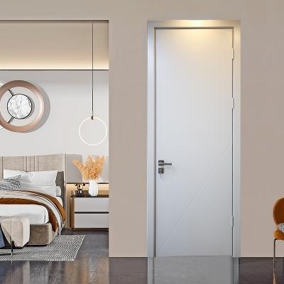 China Prefinished Solid Wood Interior Doors Moisture Scratch Resistant For Bedroom for sale