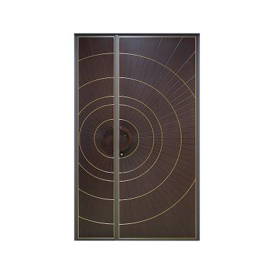 China Large Villa Doors Aluminium Gate Single Double Front Entrance Door for sale