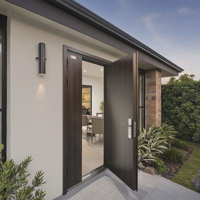 China Standard Size  Modern Security Steel Door  Main Entry Metal Door for sale