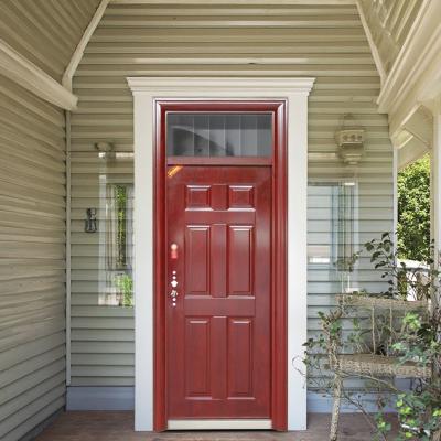China Galvanized Steel Security Door  Modern Villa Front Entrance  Corrosion Resistant  Durable for sale